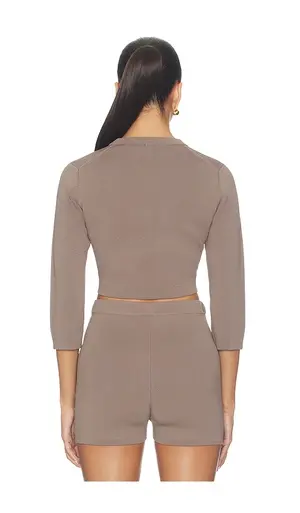 SKIMS Refined Knit Crop Cardigan