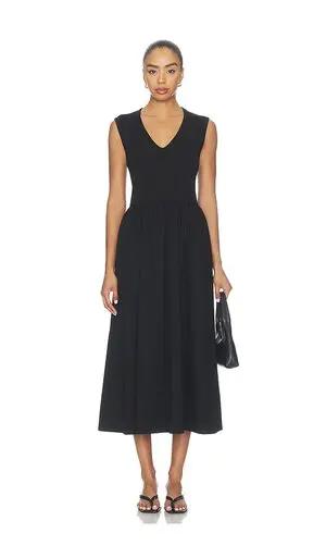 Sold Out NYC The V-neck Rsvp Dress - Black