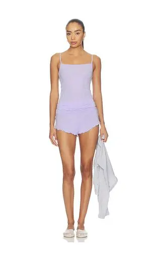 NEGATIVE UNDERWEAR Whipped Mini Short In Blue - Muse