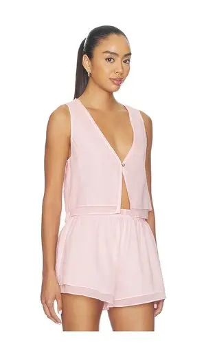 NEGATIVE UNDERWEAR Island Play Top In Pink