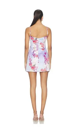 MUMA WORLD Fujiiro Stellio Mini Dress In Blue