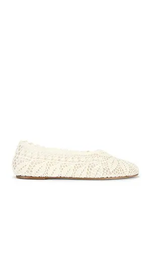 Magda Butrym Ballet Flat In Ivory