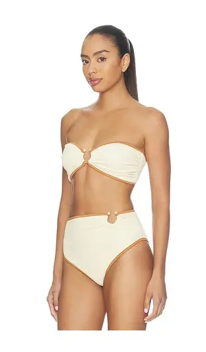 Johanna Ortiz Crinkle Seawaters Bikini Top