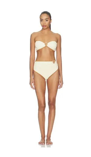 Johanna Ortiz Crinkle Seawaters Bikini Top