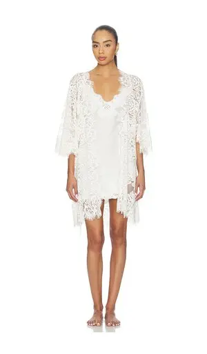 HOMEBODII Peyton Short Lace Robe