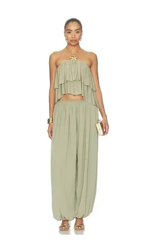 Ronny Kobo Starla Top In Green