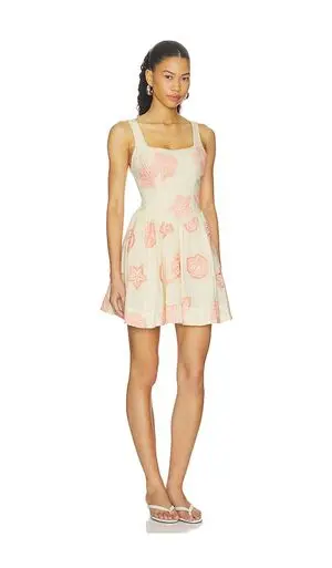 Agua Bendita Amonita Alina Dress In Multi