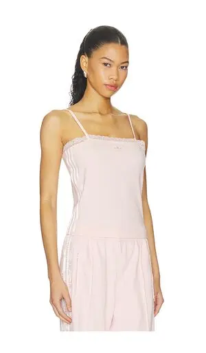 ADIDAS ORIGINALS Lace Tank Top In Pink - Sandy Pink
