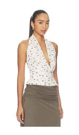 MORE TO COME Zemira Halter Top In Multi
