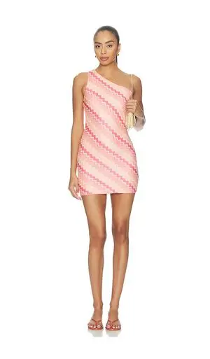 MORE TO COME Aubrie Mini Dress In Multi