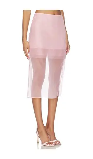 Monse Organza Pencil Skirt - Pink