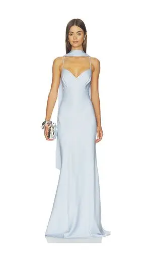 NADINE MERABI Lana Dress - Blue
