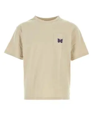 Needles Sand Cotton T-shirt - Light Brown