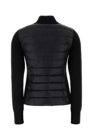 Moncler Nylon And Wool Cardigan