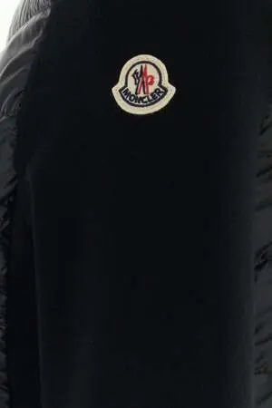 Moncler Nylon And Wool Cardigan