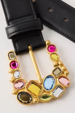 Streets Ahead Vale Crystal Buckle Belt
