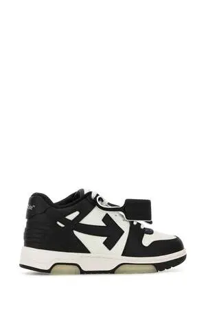 Off-White Two-tone Leather Out Of Office Sneakers