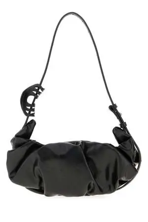 DIESEL® Synthetic Leather Grab-d Shoulder Bag - Black