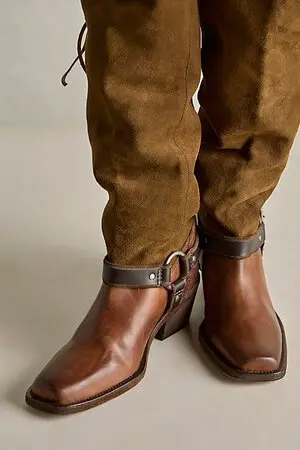 Free People We The Free Dakota Tall Suede And Leather Boots