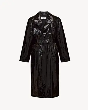 Saint Laurent Patent Trench Coat