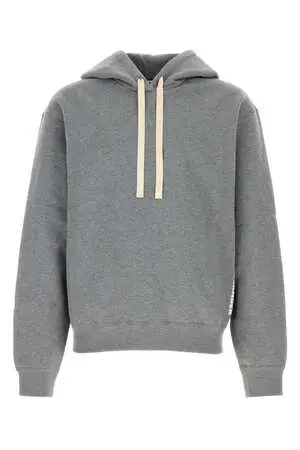JIL SANDER Cotton Hoodie - Gray