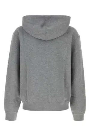 JIL SANDER Cotton Hoodie - Gray