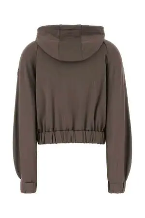 Moncler Mud Stretch Jersey Hooded Sweatshirt