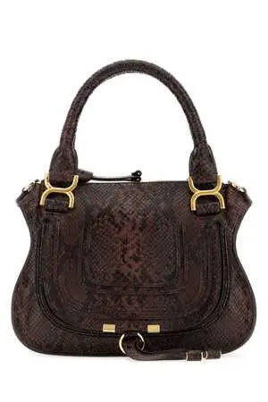 Chloé CHLOE Printed Leather Shoulder Bag Multicolor