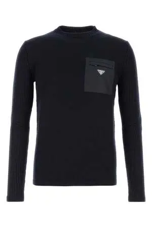Prada Midnight Wool Sweater - Blue
