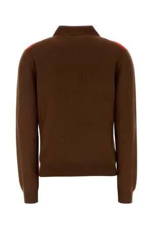 Prada Cashmere Polo Shirt - Brown