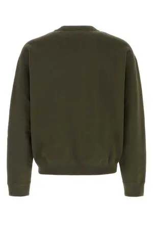 JIL SANDER Cotton Sweatshirt - Green