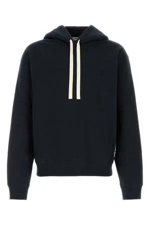 JIL SANDER Cotton Hoodie - Blue