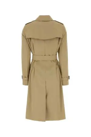 Burberry Beige Twill Trench Coat