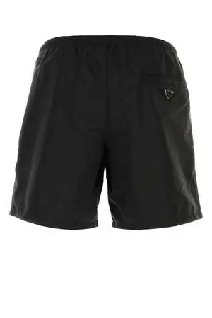 Prada Re-nylon Swimming Shorts - Black