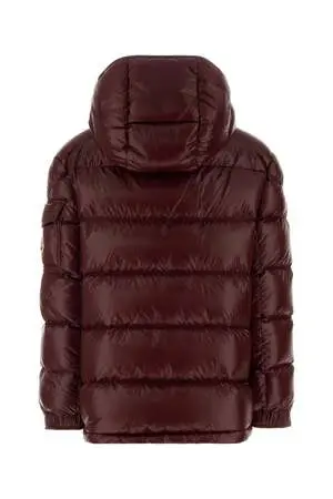 Moncler Burgundy Nylon Maire Down Jacket