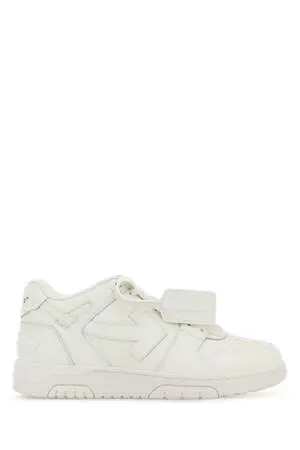 Off-White Off Leather Out Of Office Sneakers - White