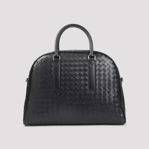 Bottega Veneta Intrecciato Leather Handbag With Silver-toned Hardware