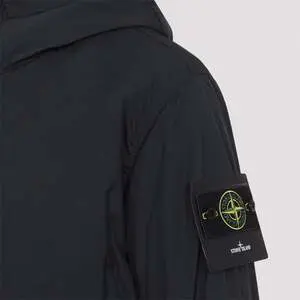 Stone Island Technical Fabric Hooded Bomber Jacket