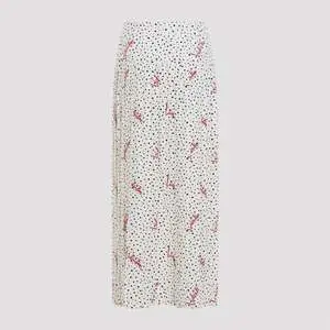Valentino Garavani Plissé Bollicine Midi Skirt - Multicolor