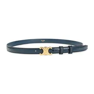 Celine Triomphe Leather Belt - Blue