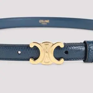 Celine Triomphe Leather Belt