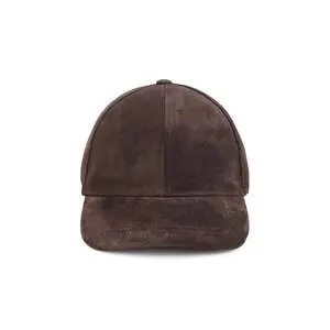 Valentino Garavani Suede Baseball Cap - Brown