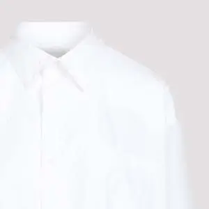 MAISON MARGIELA Cotton Shirt With Pointed Collar And Drop Shoulder