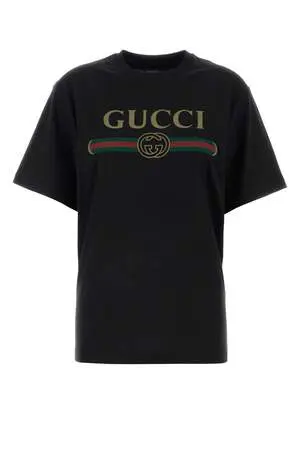 Gucci Cotton Blend T-shirt - Black