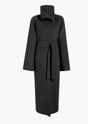 Khaite Romare Coat - Charcoal