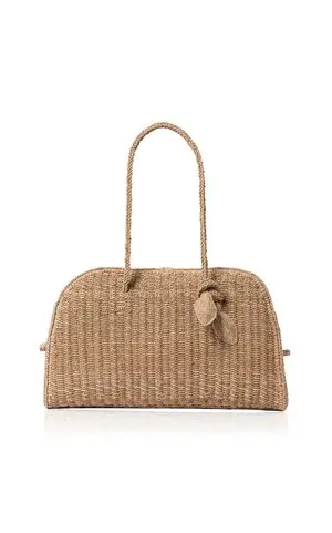 Jacquemus Le Turismo Raphia Leather Bag - Neutral