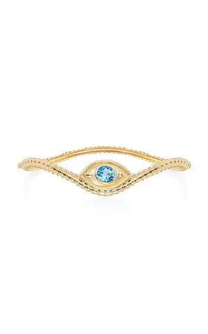 NEVERNOT Life In Colour 14k Yellow Gold Bangle