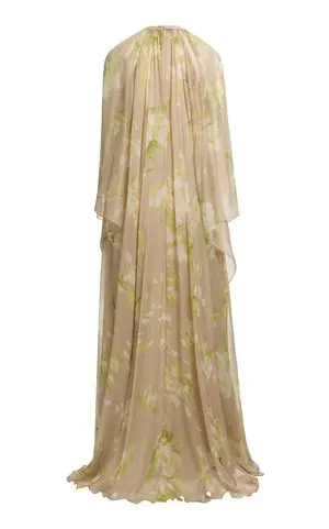 Elie Saab Silk-chiffon Caftan