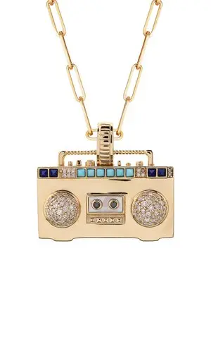 NEVERNOT Smooth Operator 14k Yellow Gold Necklce - Multi