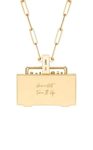 NEVERNOT Smooth Operator 14k Yellow Gold Necklce
